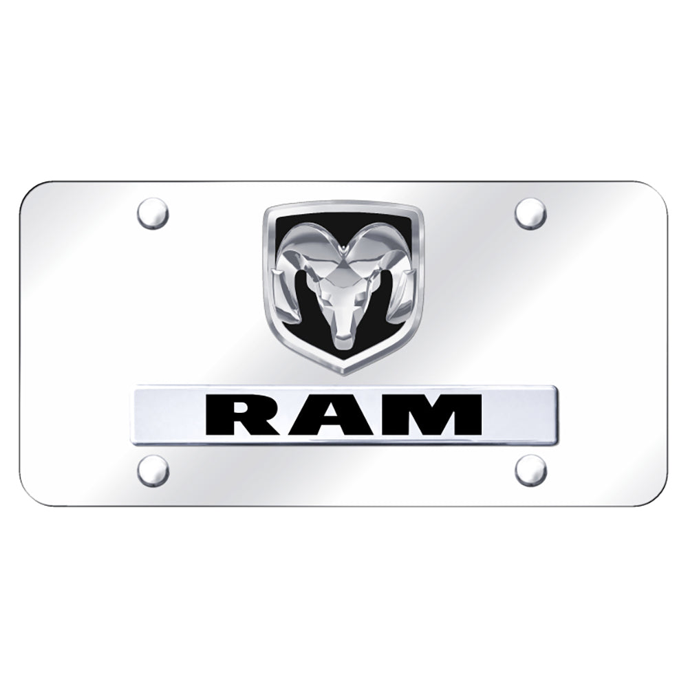 Dodge RAM Logo Chrome Plate (AG-DRAM.OEM.CC) – WholesaleKeychain.com